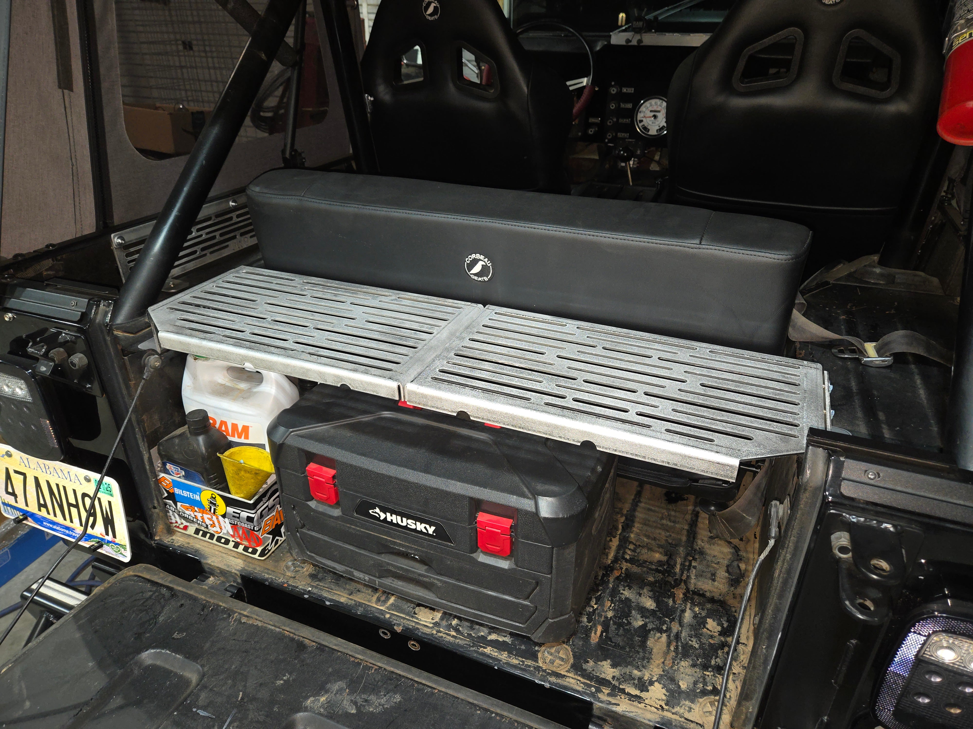 CJ/ YJ Cargo Slot Lock Shelf – BroachWorx Fabrication